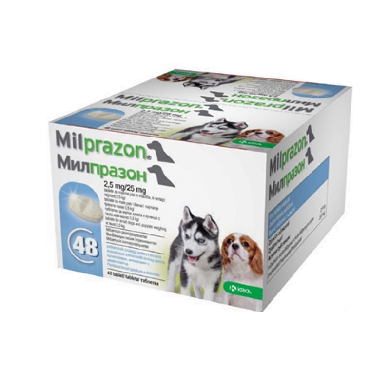 Milprazon 2,5mg/25mg 48 comprimidos