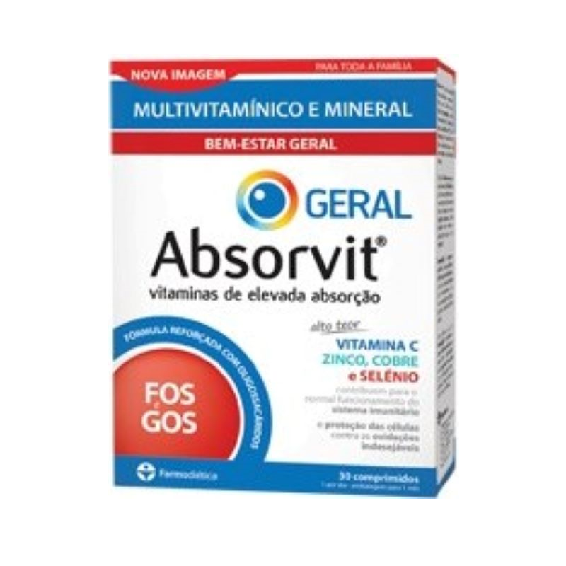 Absorvit Général 30 comprimés