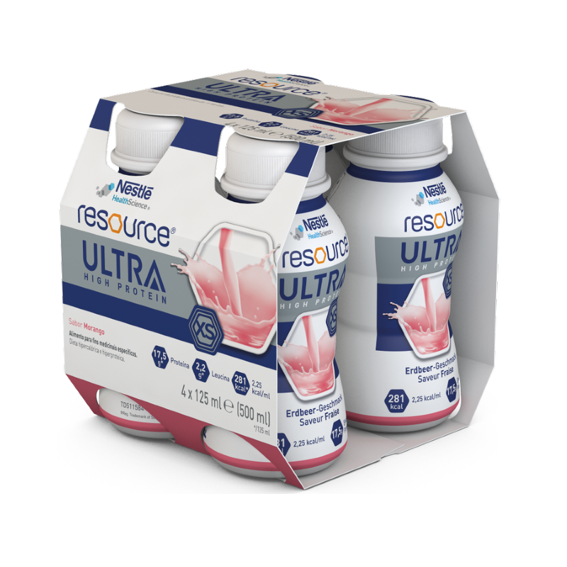 Resource Ultra Morango 4x125ml