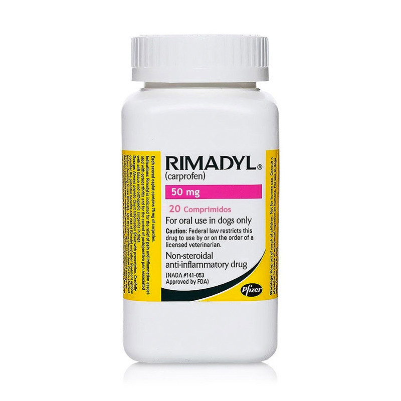 Rimadyl 50mg 20 comprimidos mastigáveis