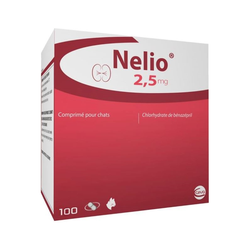 Nelio para gatos 2,5 mg 100 tabletas