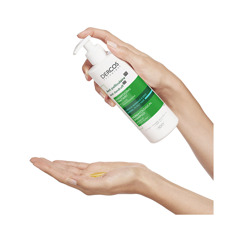 Dercos Technique Anti-Dandruff Shampoo DS Normal to Oily Hair 390ml
