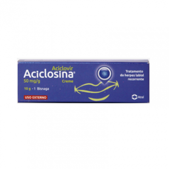 Aciclosina 50mg/g Creme 10g