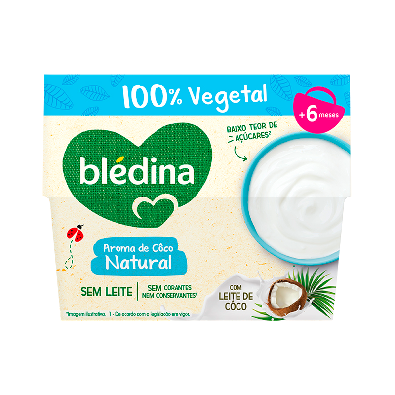 Blédina Tacinha 100% Vegetable Aroma of Natural Coconut with Coconut ...