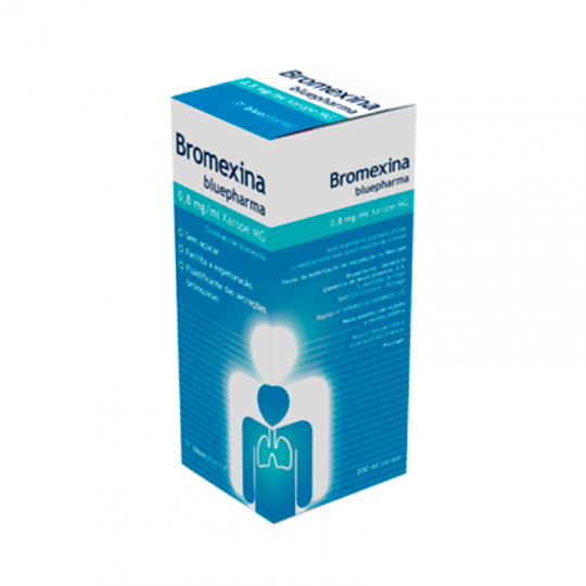 Bromexina Bluepharma 0,8mg/ml Xarope 200ml