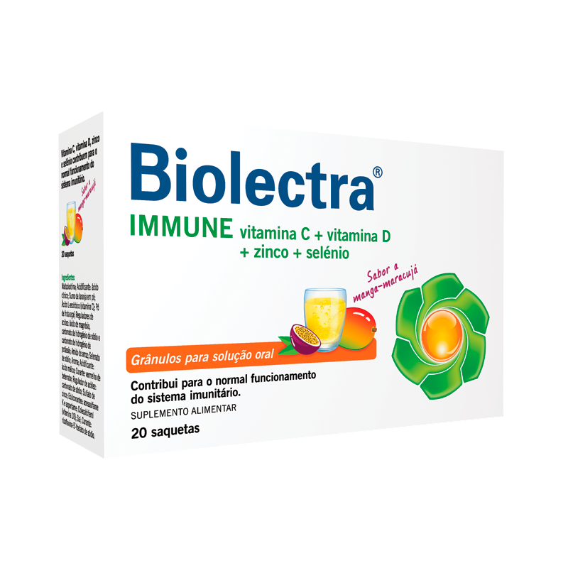 Biolectra Immune 20 Saquetas