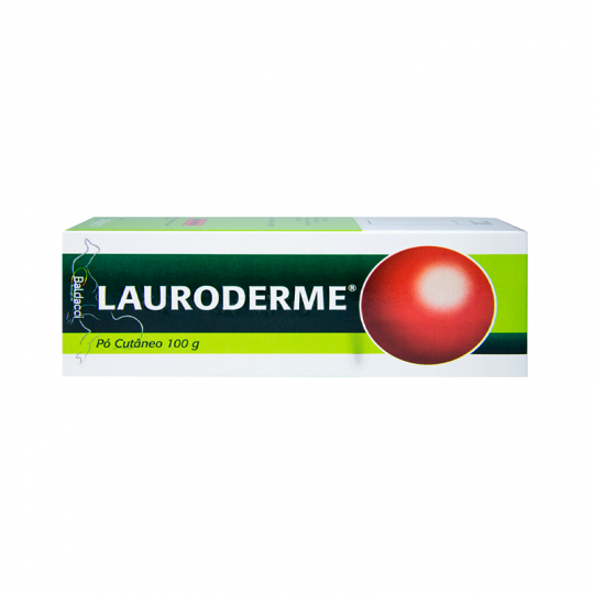 Lauroderme 23 mg/g + 2 mg/g Pó Cutâneo 100g