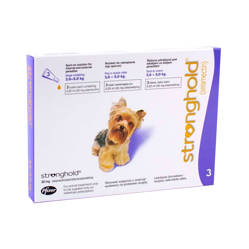 Stronghold 30mg (2.6 - 5kg) 3pipettes