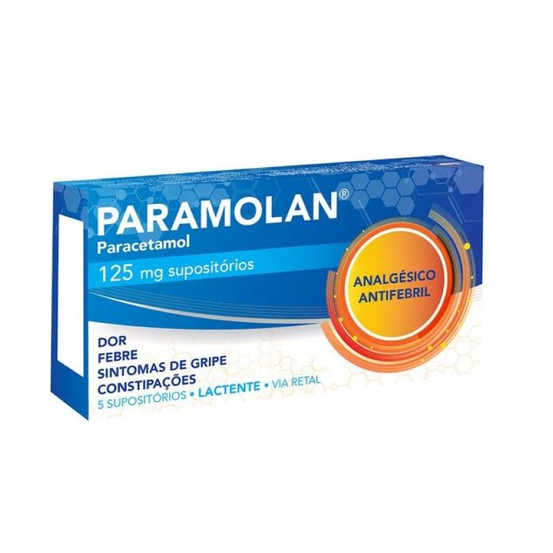Paramolan 125mg 5 suppositories