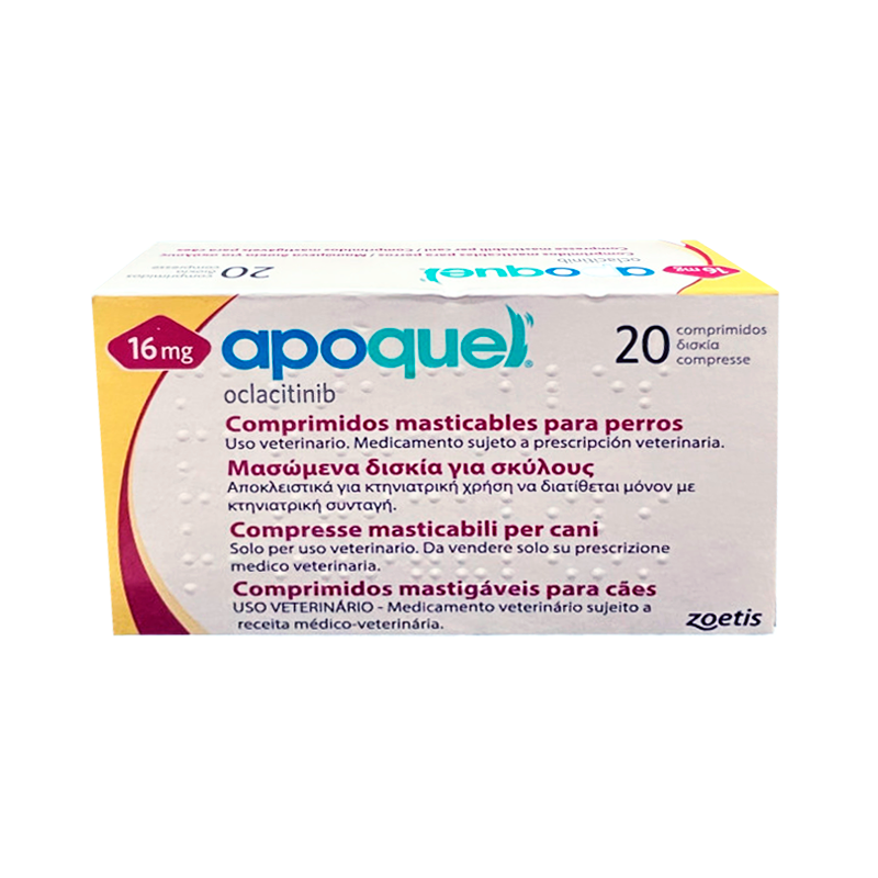 Apoquel 16mg 20 comprimidos mastigáveis