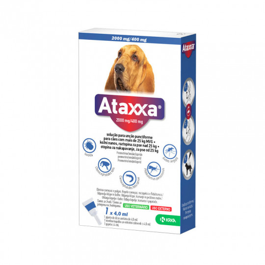 Ataxxa 2000mg/400mg +25Kg 1 pipeta