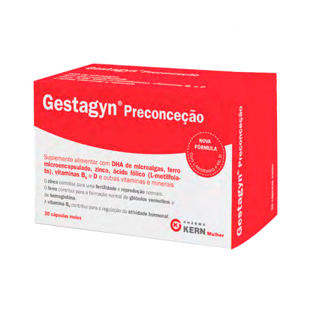 Gestagyn Preconceção 30 cápsulas moles