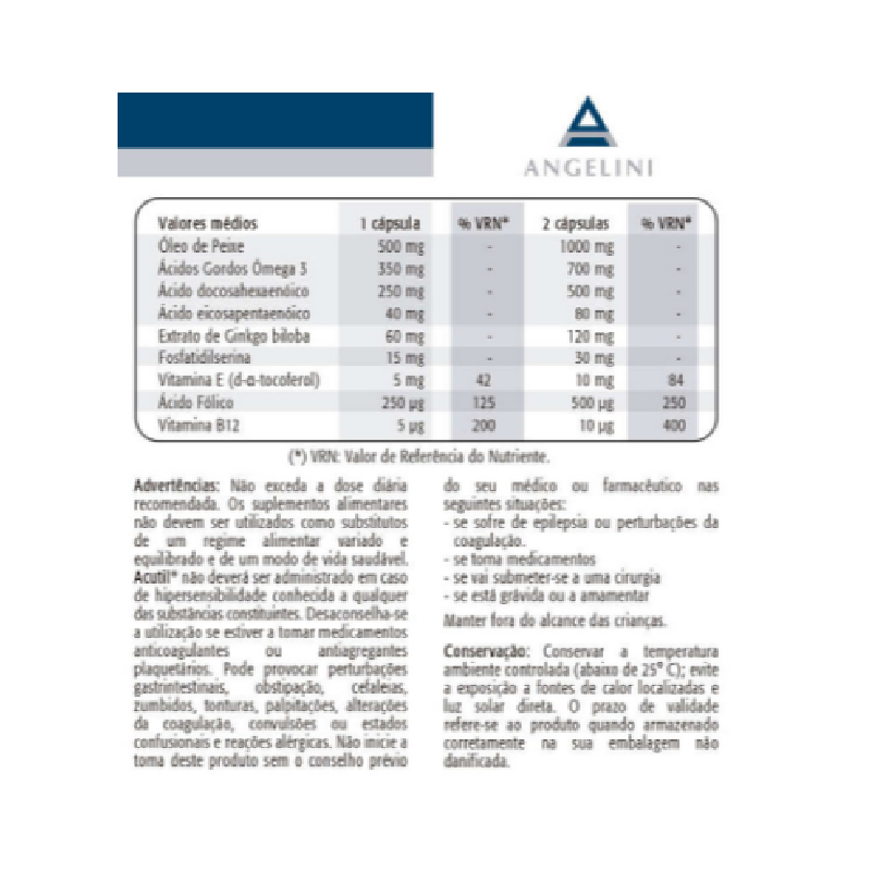 Acutil 30 gélules