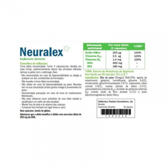Neuralex 60 cápsulas
