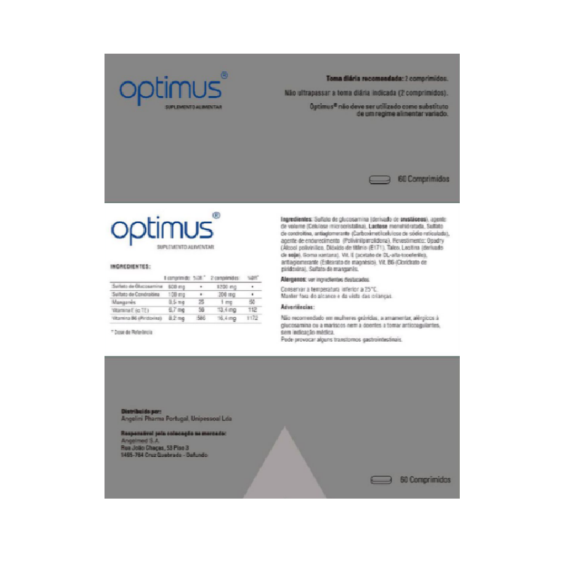 Optimus 60 pastillas