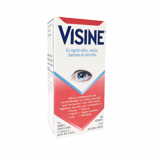 Visine 0,5mg/ml Colírio 15ml