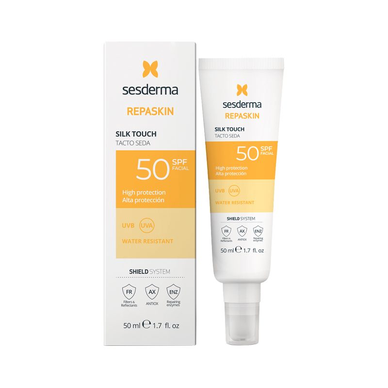 Sesderma Repaskin Fotoprotetor Facial FPS50 Toque Seda 50ml
