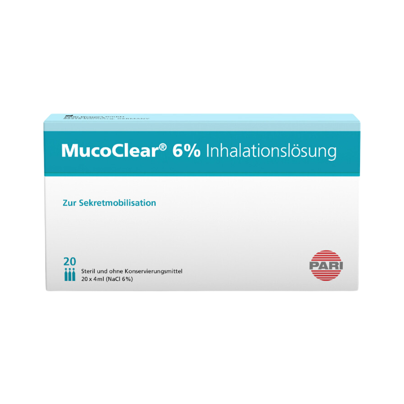 Mucoclear 6% 20 ampolas