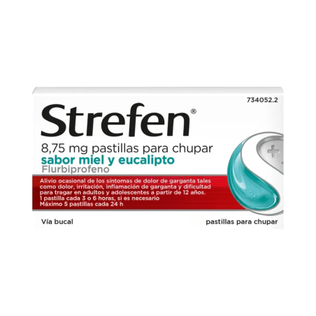 Strepfen Mel e Eucalipto sem açúcar 8,75mg 24 pastilhas