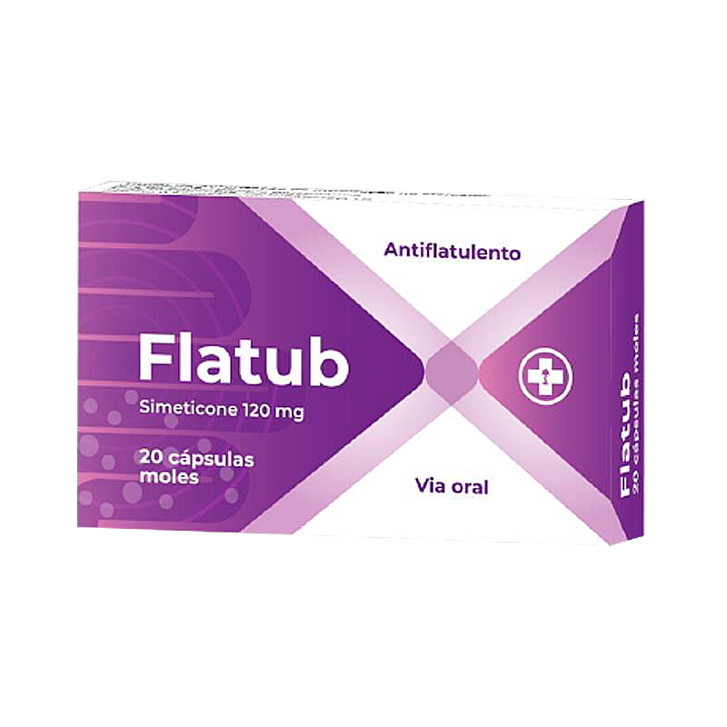Flatub 120mg 20 cápsulas moles
