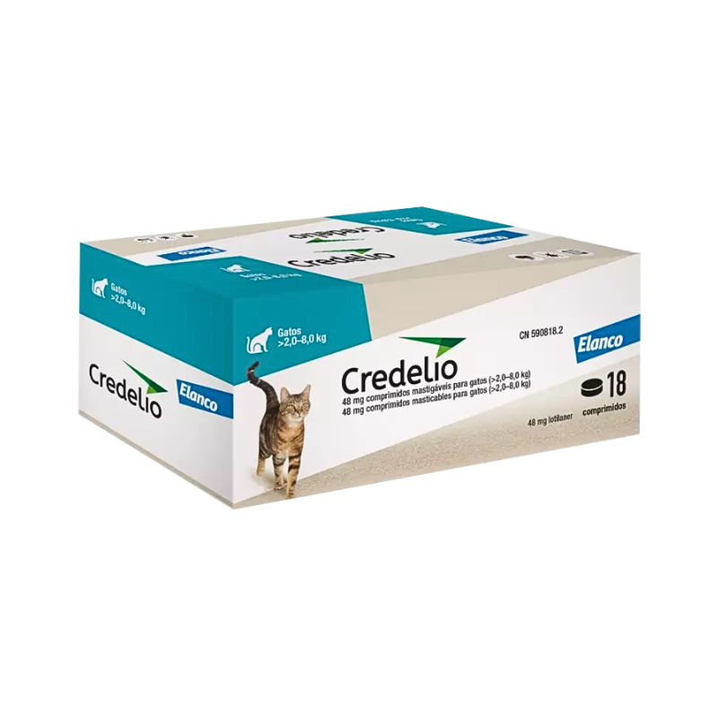Credelio Gato 48mg 2-8kg 18 comprimidos