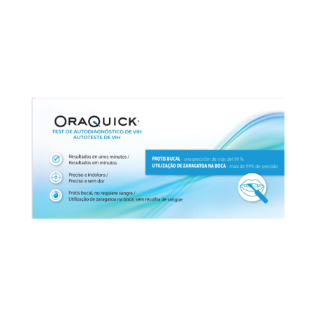 OraQuick HIV Saliva Autoteste 1 unidade