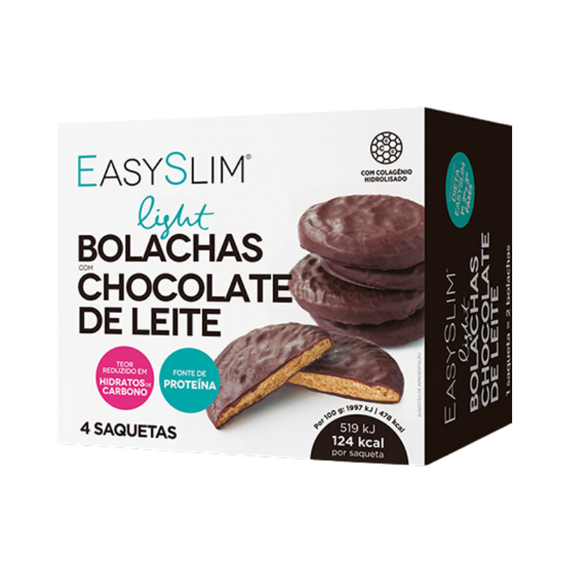 Easyslim Galletas Light Chocolate con Leche 4 sobres
