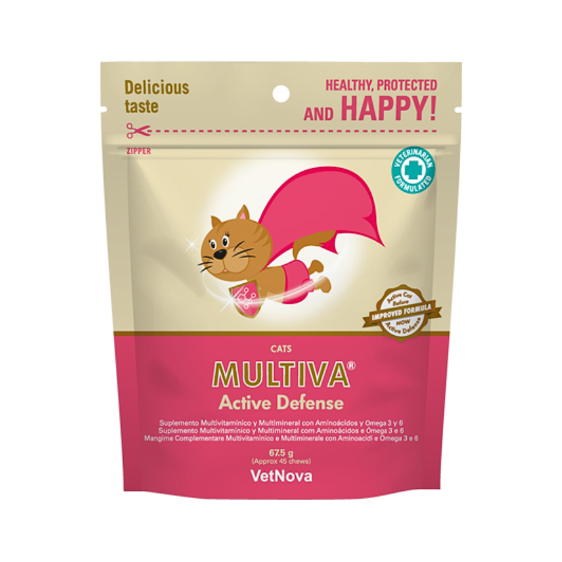Multiva Active Defense Cats 45 chewable tablets