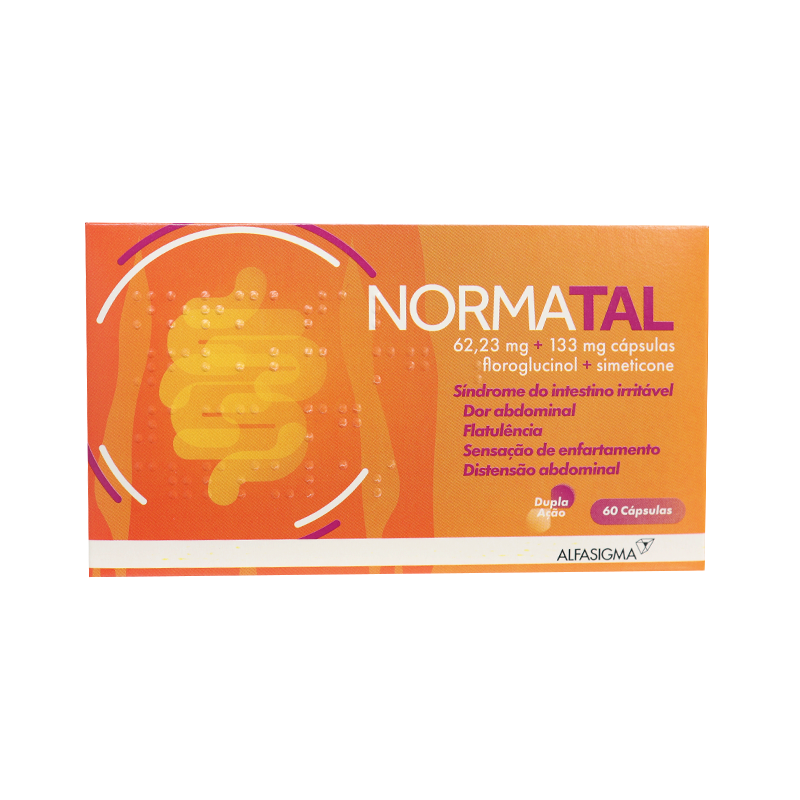 Normatal 62,23mg+133mg 60 cápsulas