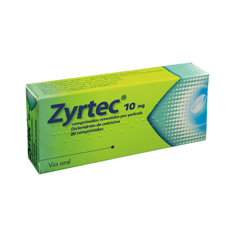 Zyrtec 10mg 20 comprimidos