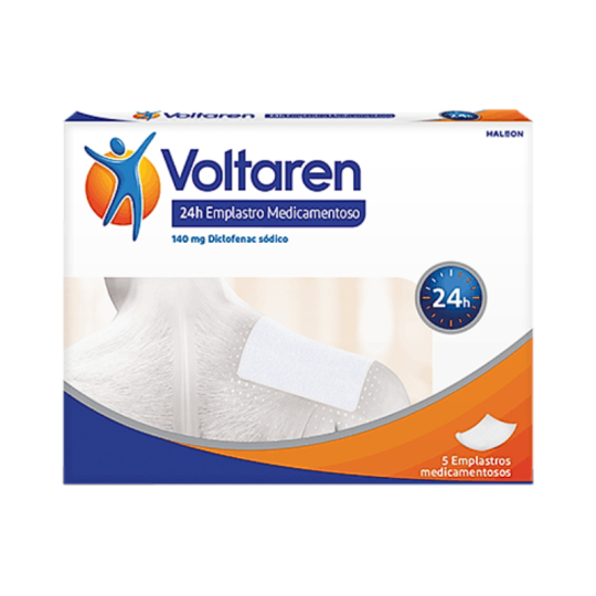 Voltaren 24h 140mg Emplastro Medicamentoso 5 unidades