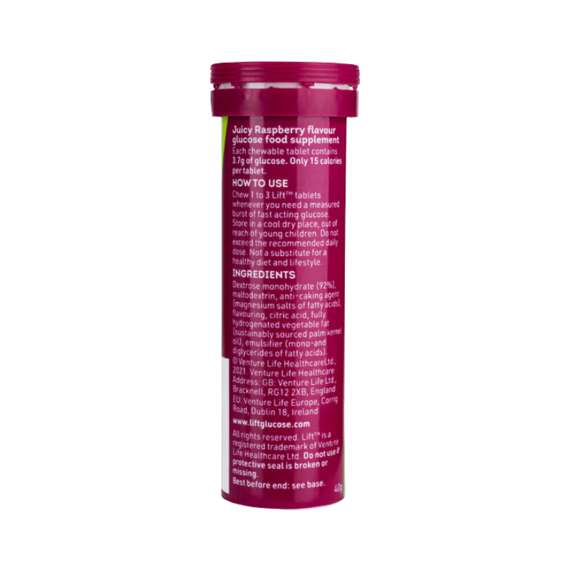 Lift Fast Acting Raspberry 10 comprimidos masticables