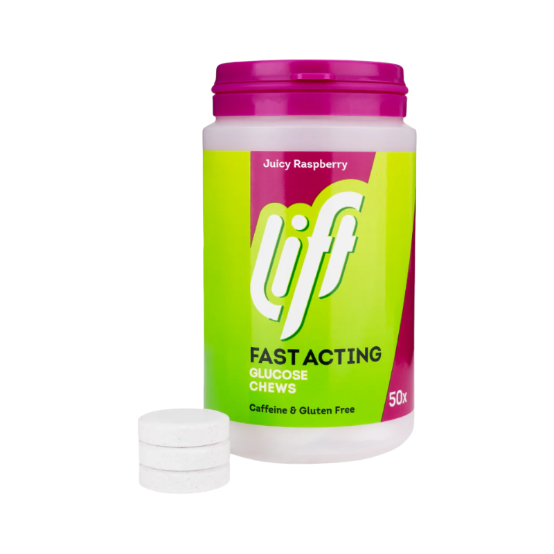 Lift Fast Acting Framboesa 50 comprimidos mastigáveis