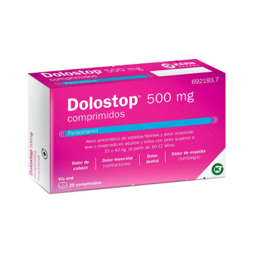 Dolostop 500mg 20 comprimés