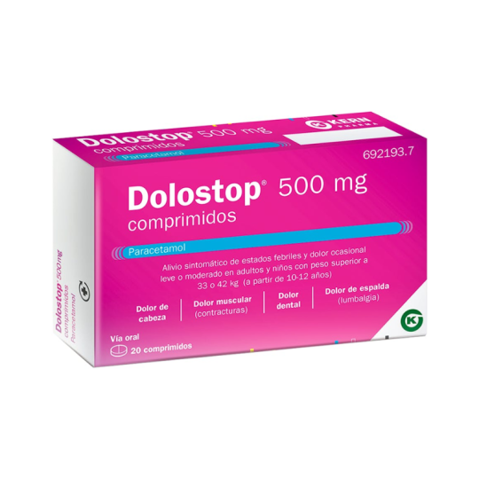 Dolostop 500mg 20 comprimés