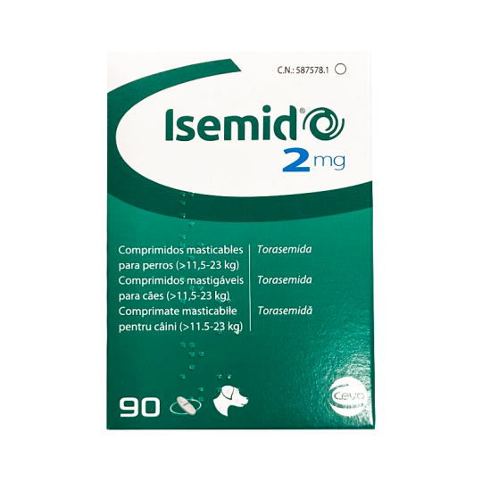 Isemid 2mg (11,5-23kg) 90 comprimidos