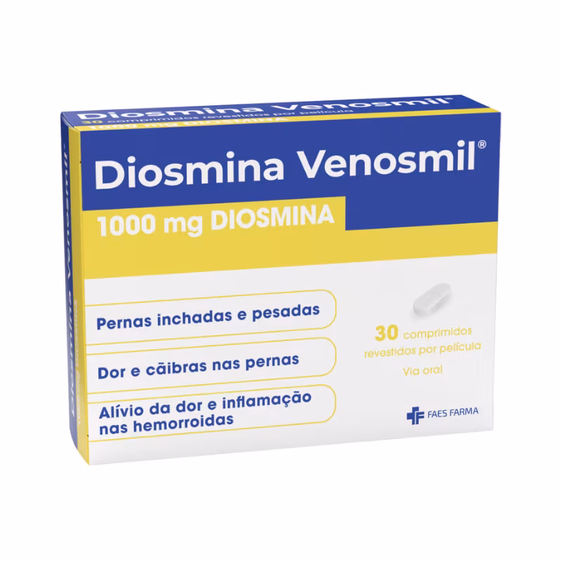 Diosmina Venosmil 1000mg 30 tablets