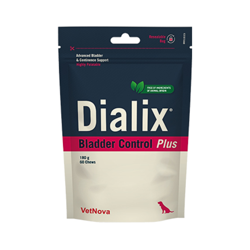 Dialix Bladder Control Plus 60 comprimidos mastigáveis