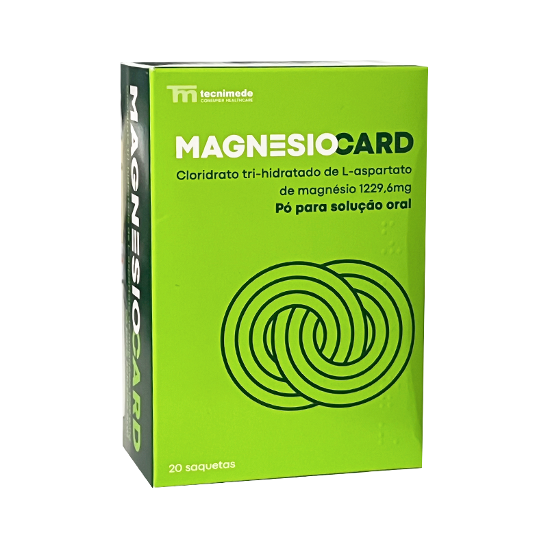 Magnesiocard 1229,6mg Poudre pour Solution Buvable 20 sachets