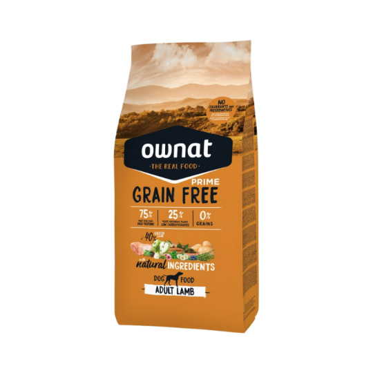 Ownat Grain Free Prime Dog Adult Lamb 3kg