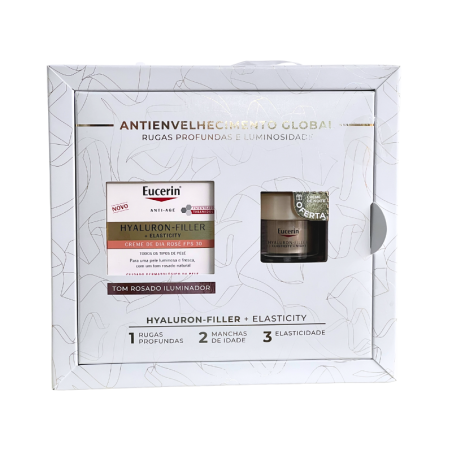 Eucerin Hyaluron-Filler + Elasticity Rose Day Cream SPF30 Gift Set