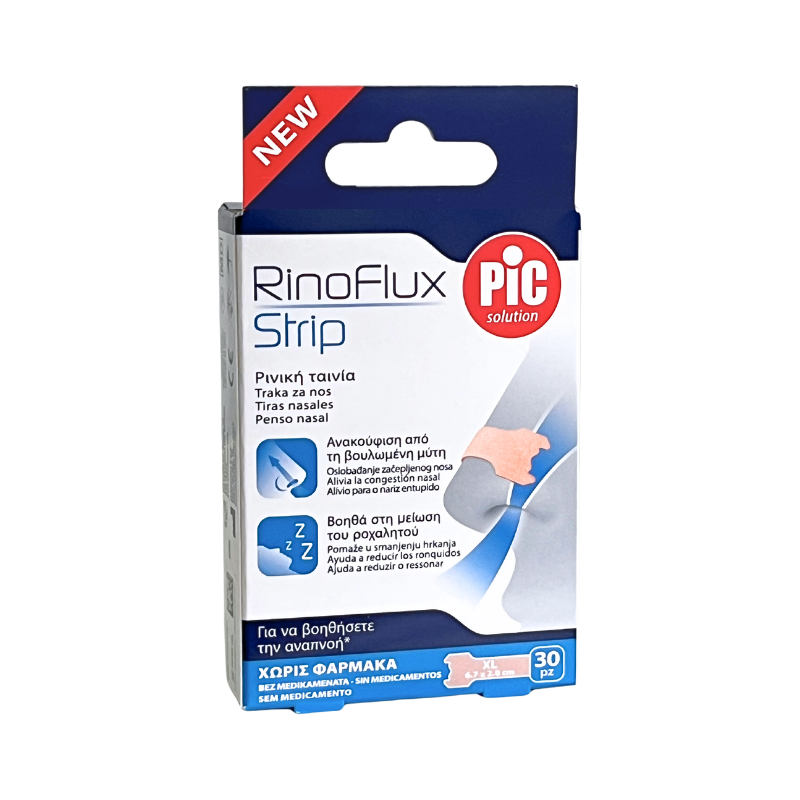 RinoFlux Strip Nasal Plaster XL 6,7x2,0cm 30 units