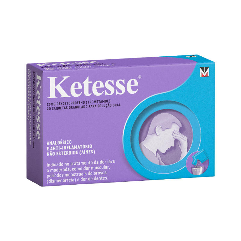 Ketesse 25mg Granulado para Solução Oral 20 saquetas