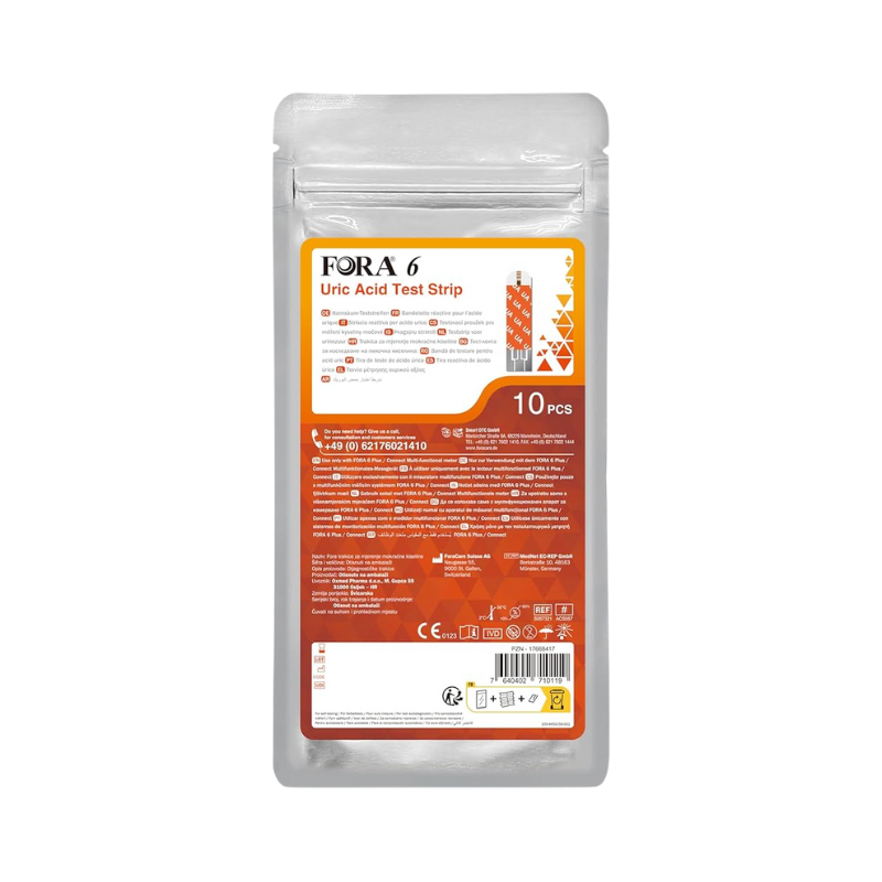 Fora 6 Uric Acid Test 10 strips