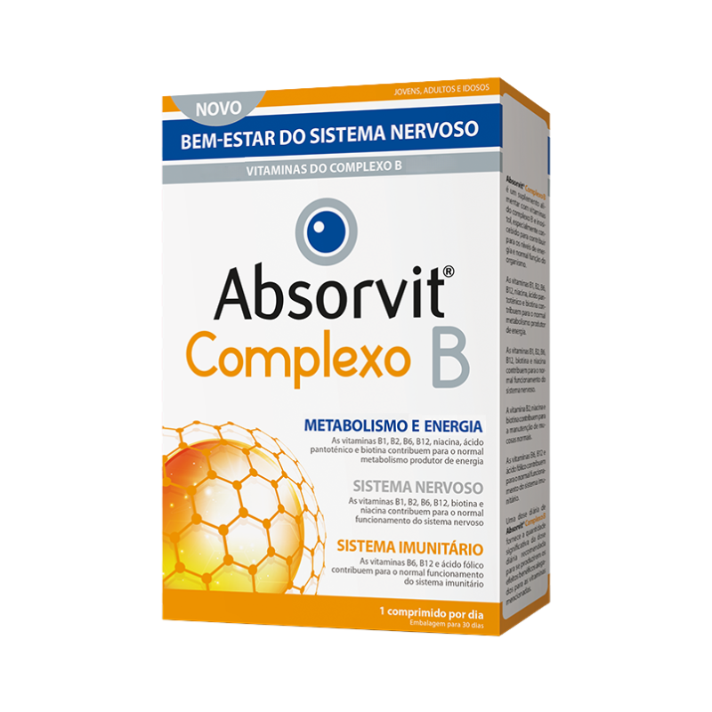 Absorvit Complexo B 30 comprimidos